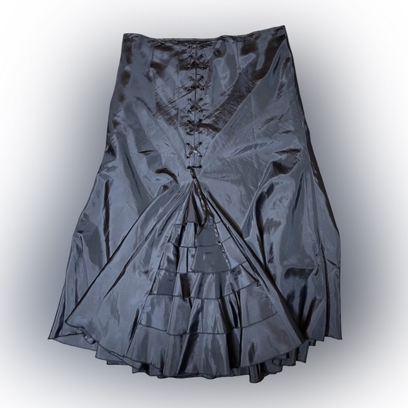 The Pyramid Collection | Skirts | Pyramid Collection Black Satin ...